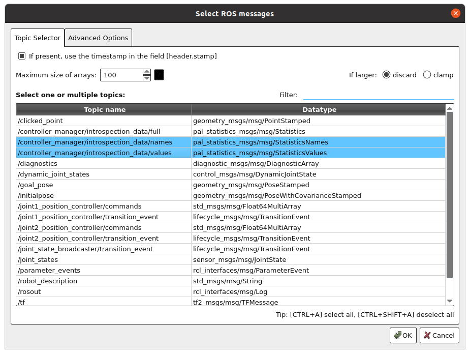 Introspection of the ros2_control setup — ROS2_Control: Rolling Oct 2025 documentation